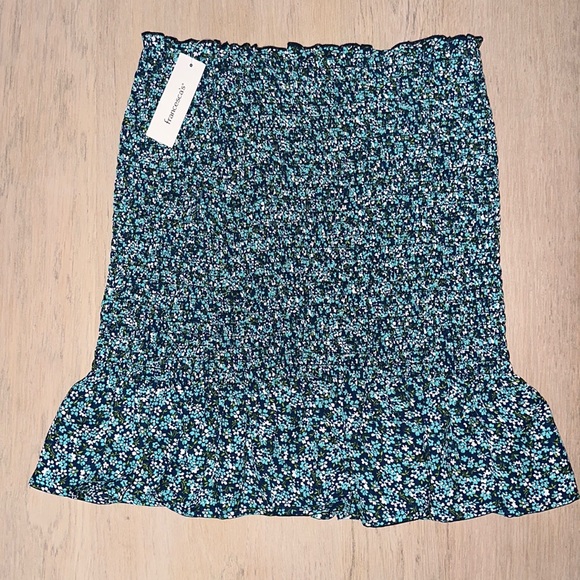 Francesca's Collections | Skirts | New Francescas Blue Green And White ...